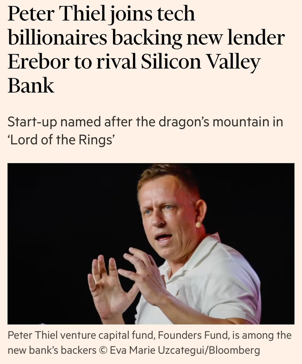Thiel and Luckey Launch Erebor Bank for Crypto Startups - "The Defiant"