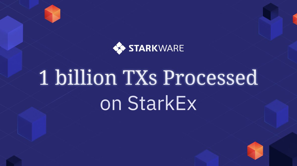StarkWare’s StarkEx Surpasses 1 Billion Ethereum Transactions with ...